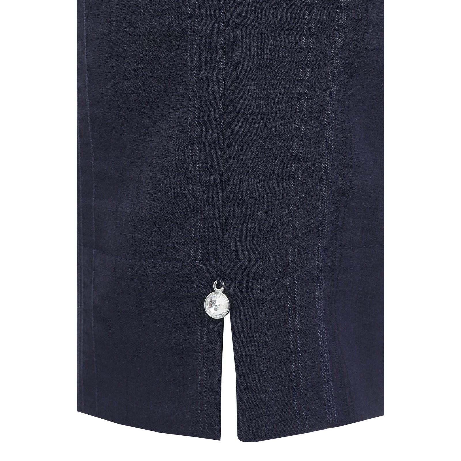 Robell Bella 09 Cotton Rich Seersucker (7/8) in Navy