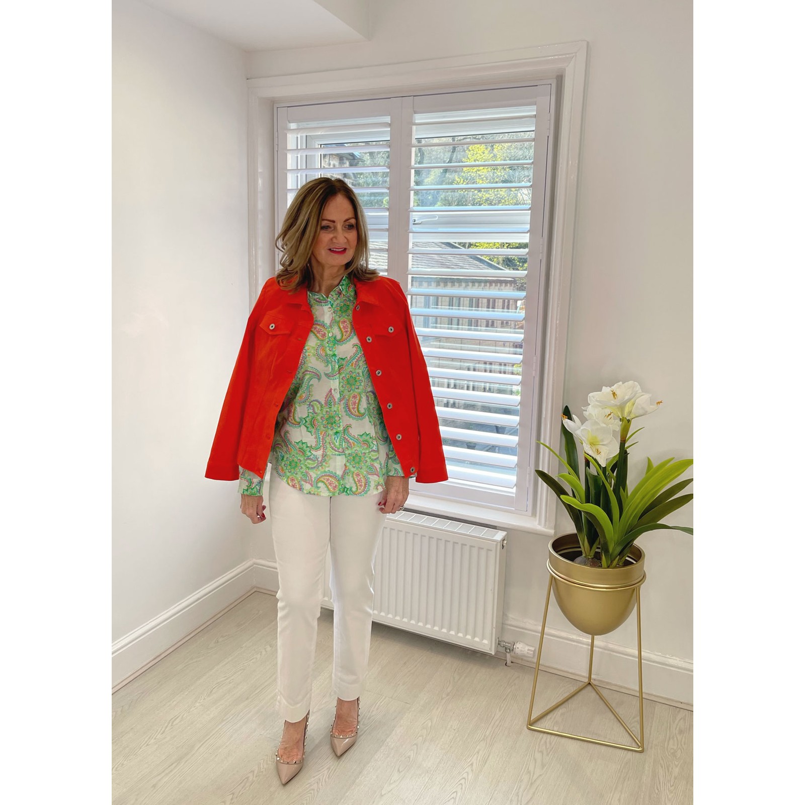 Robell Happy Jacket in Orange