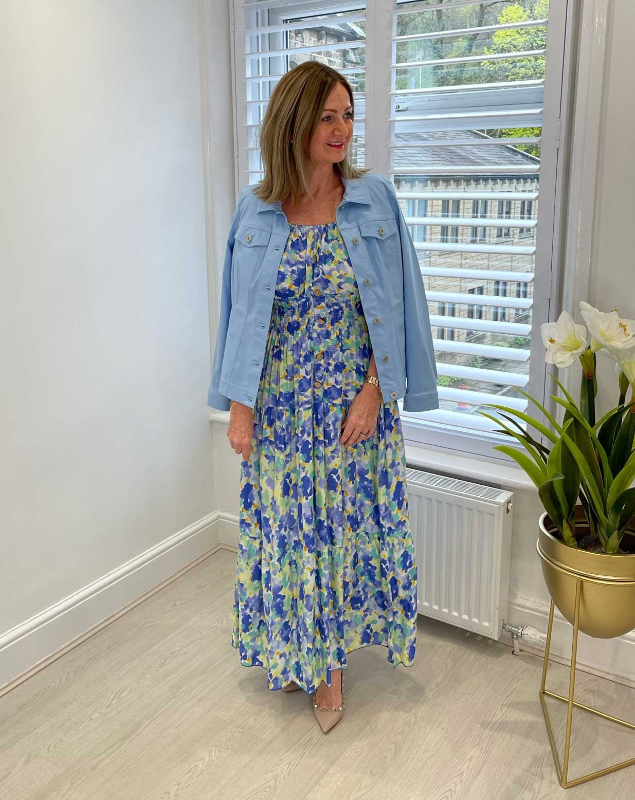 Robell Happy Jacket in Pale Blue