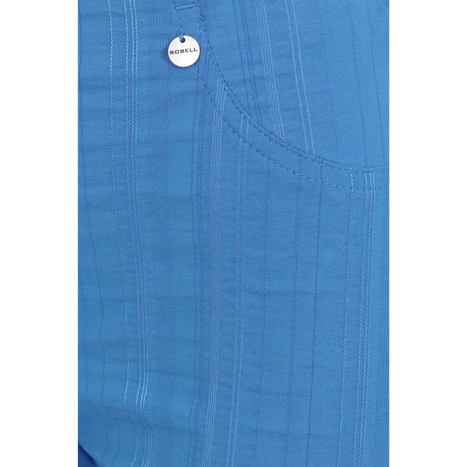 Robell Bella 09 Cotton Rich Seersucker (7/8) in Cornflower Blue