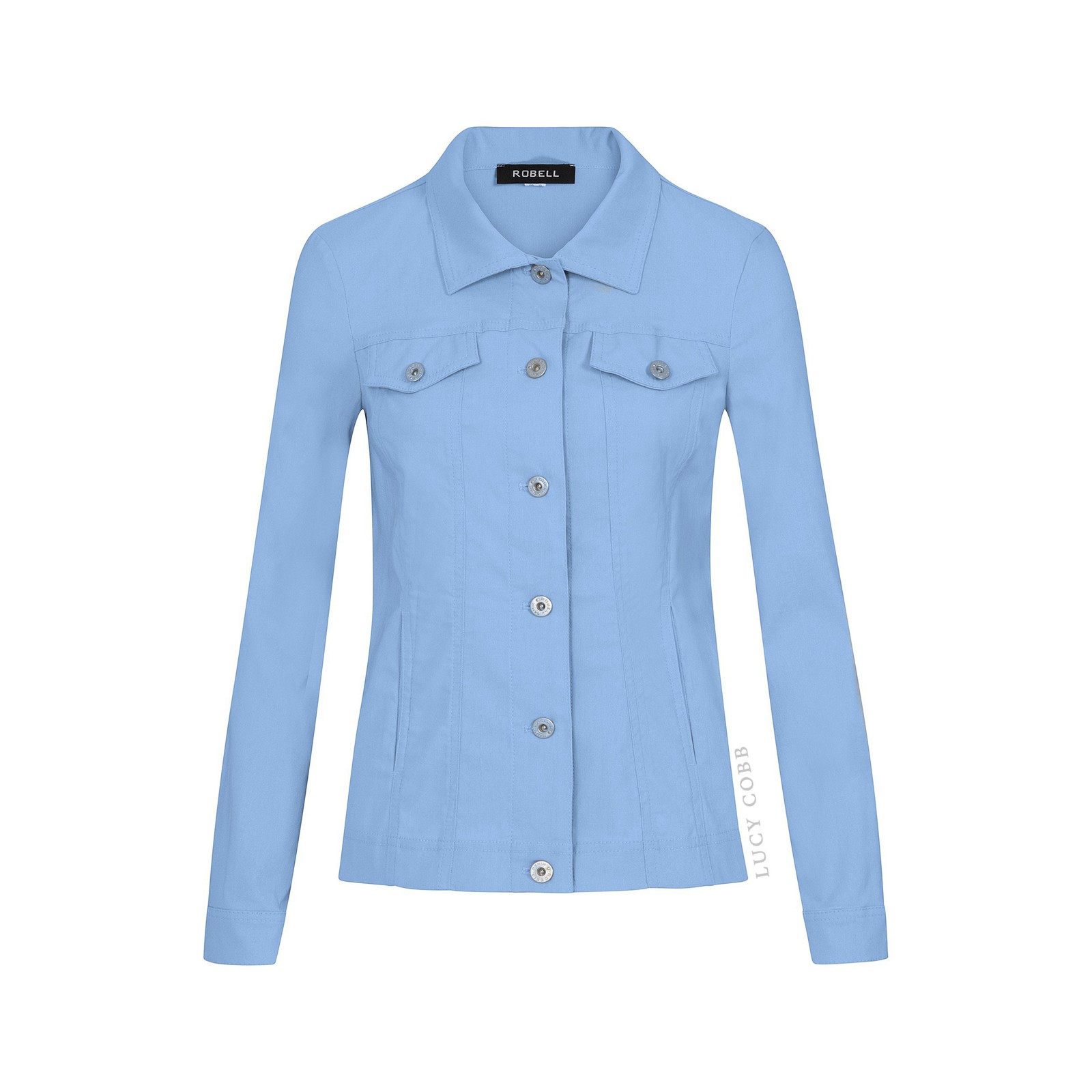 Robell Happy Jacket in Pale Blue