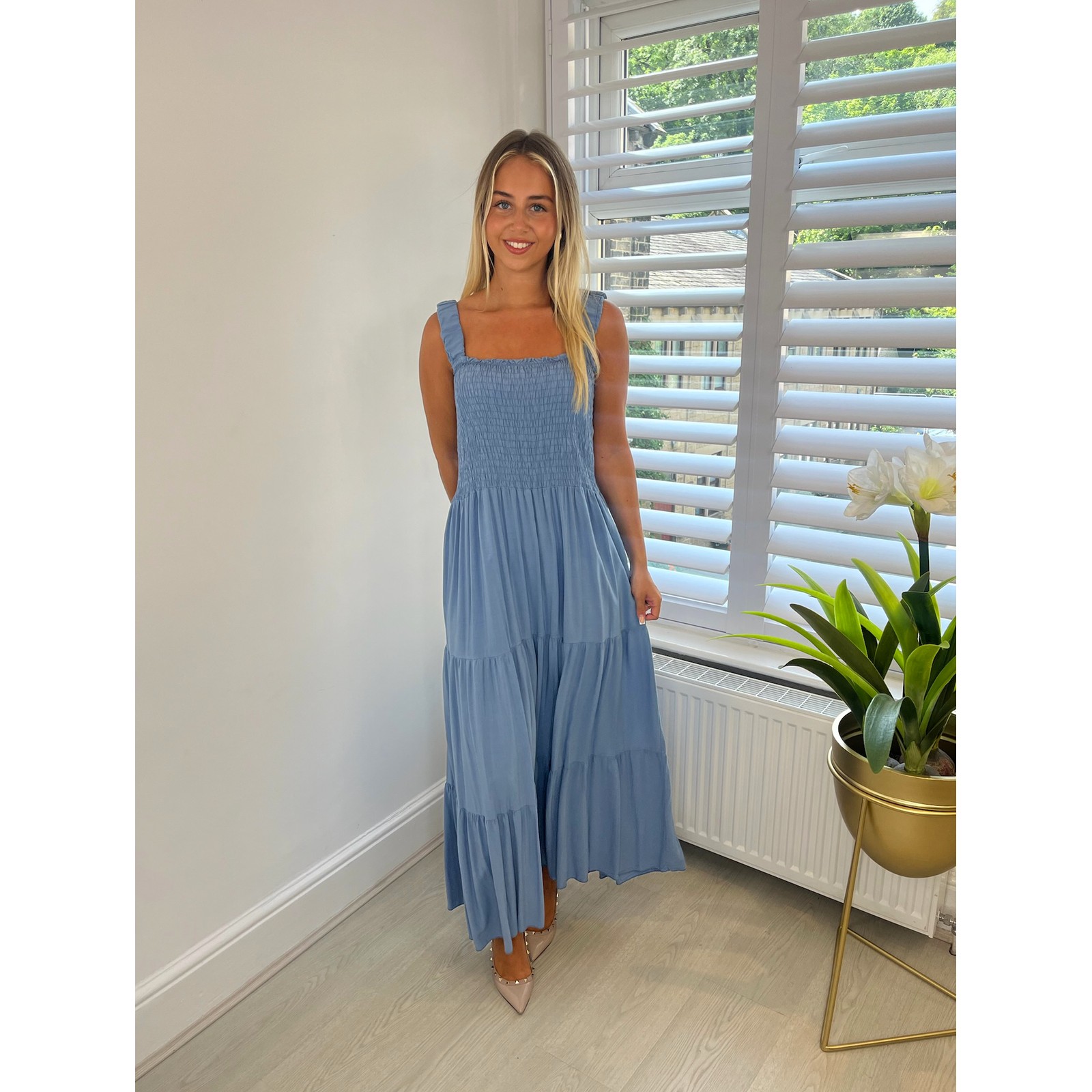 Lucy Cobb Kayleigh Dress in Denim