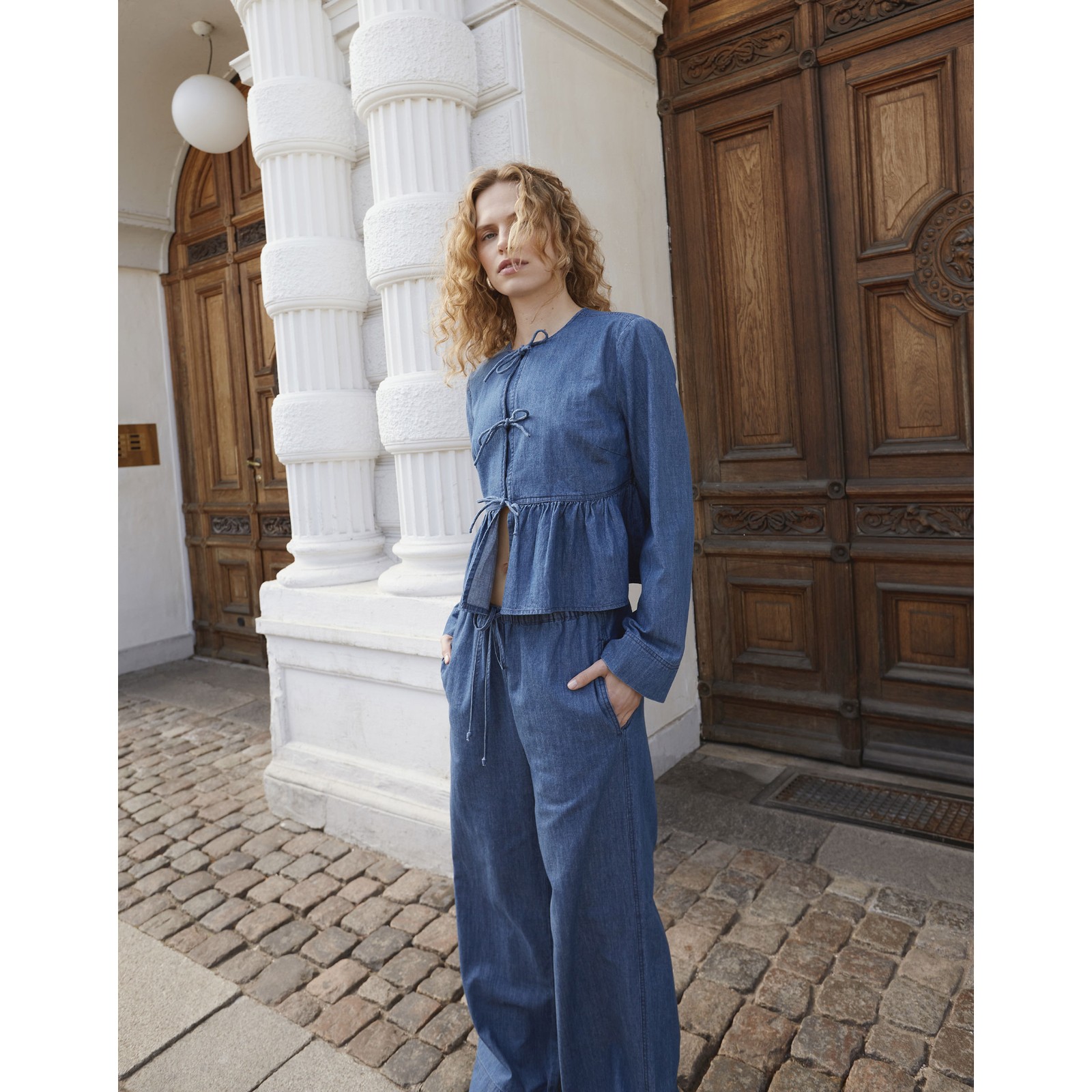 Soaked Chamy Shirt in Medium Blue