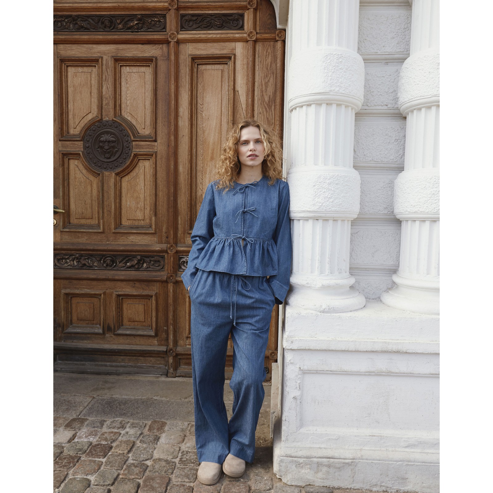 Soaked Chamy Shirt in Medium Blue